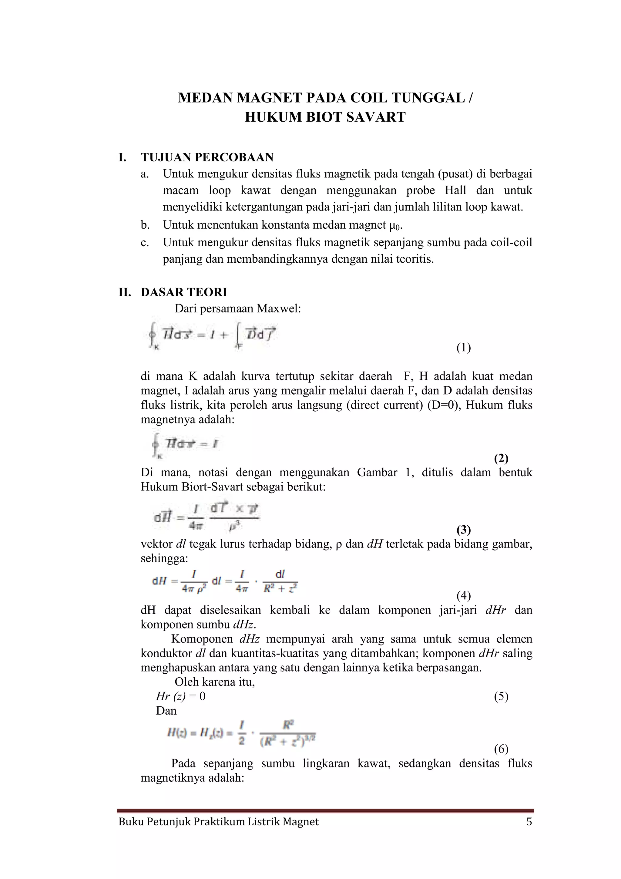 Modul Listrik Magnet | PDF