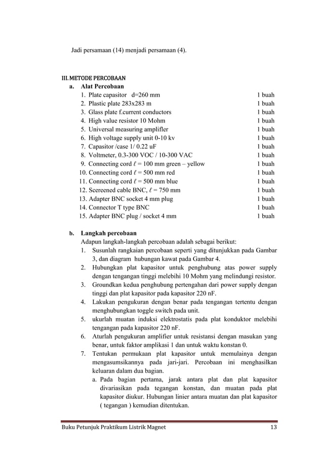 Modul Listrik Magnet | PDF