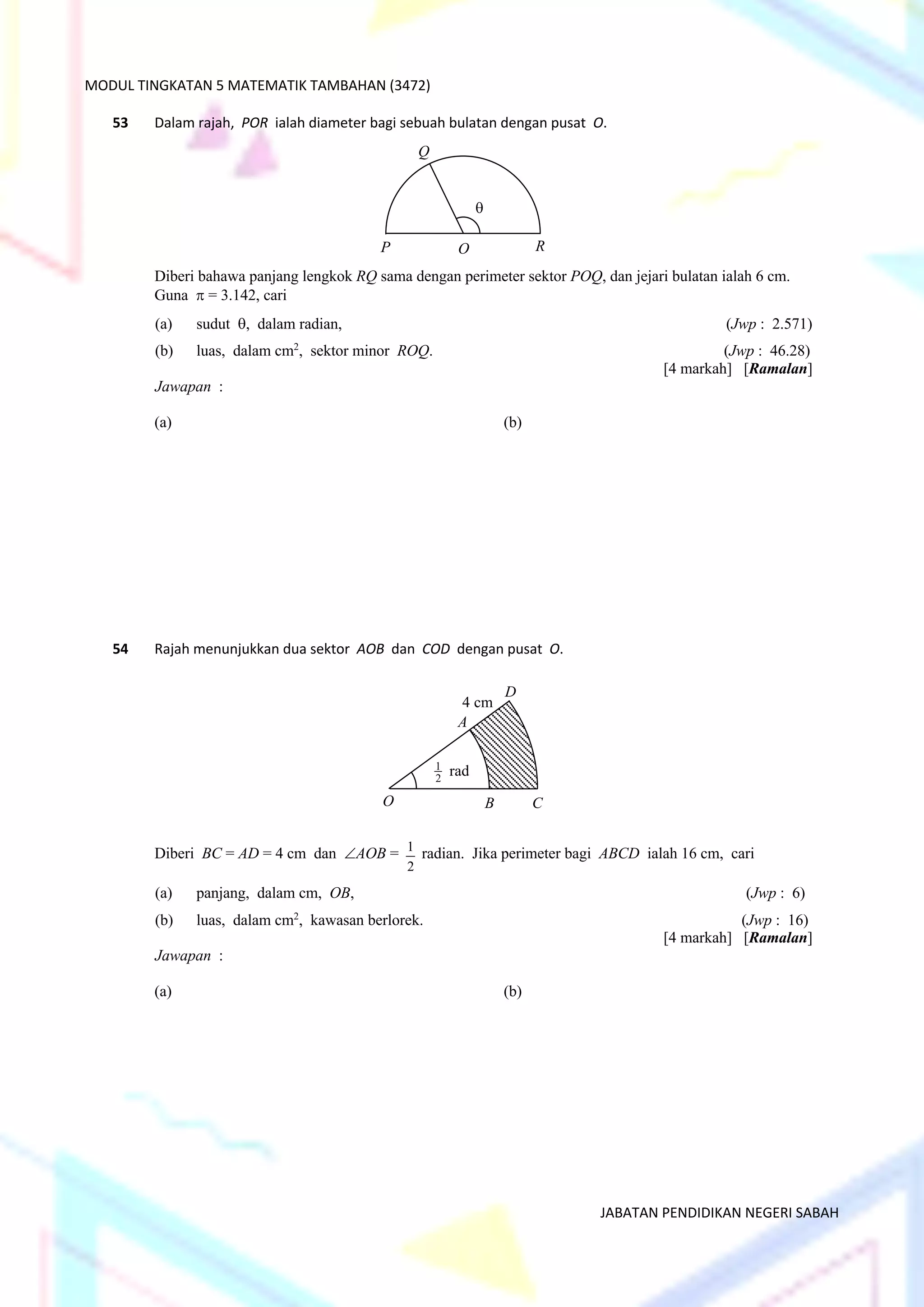 Modul Matematik Tambahan Tingkatan 5 Pdf