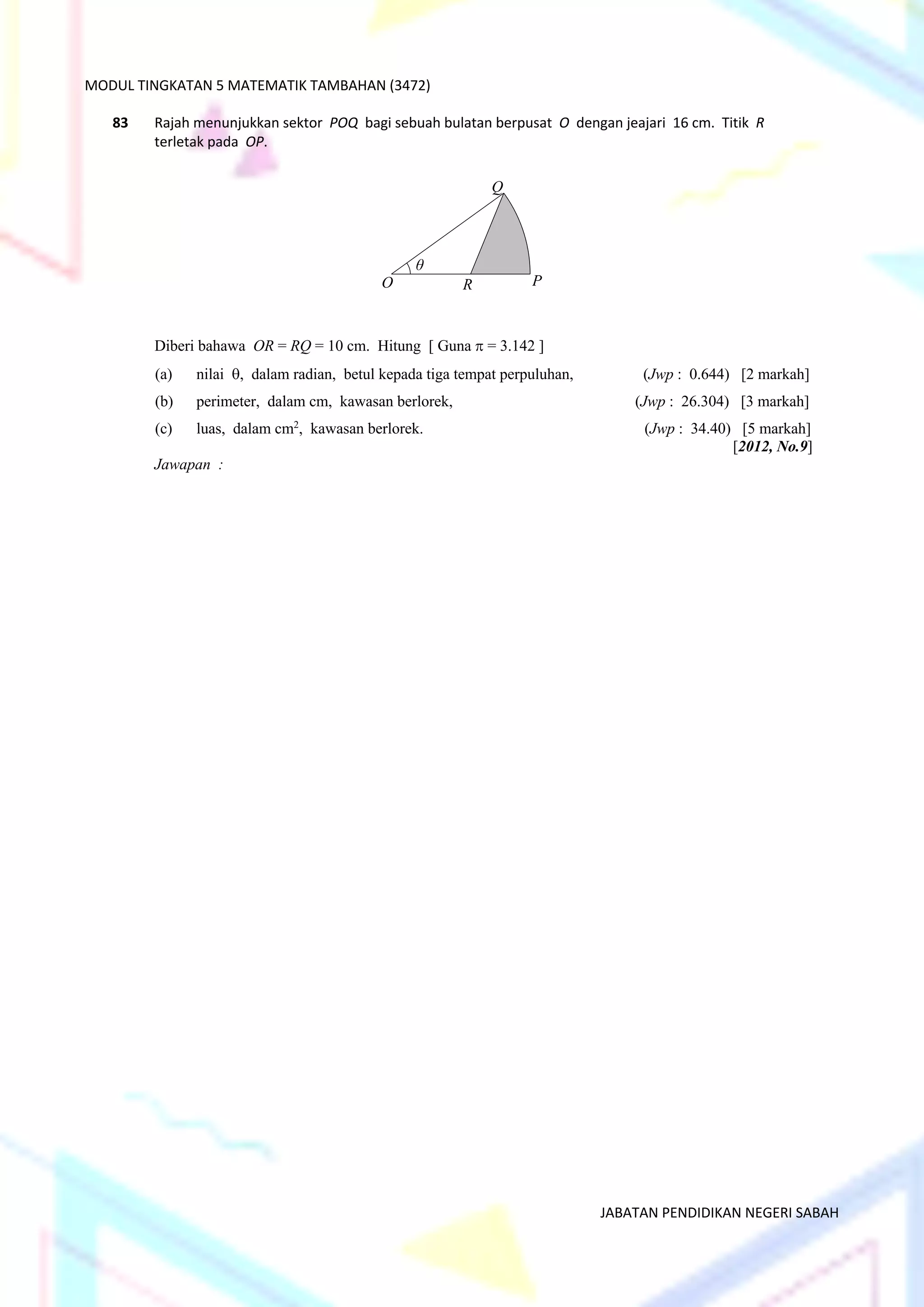 Modul Matematik Tambahan Tingkatan 5 Pdf