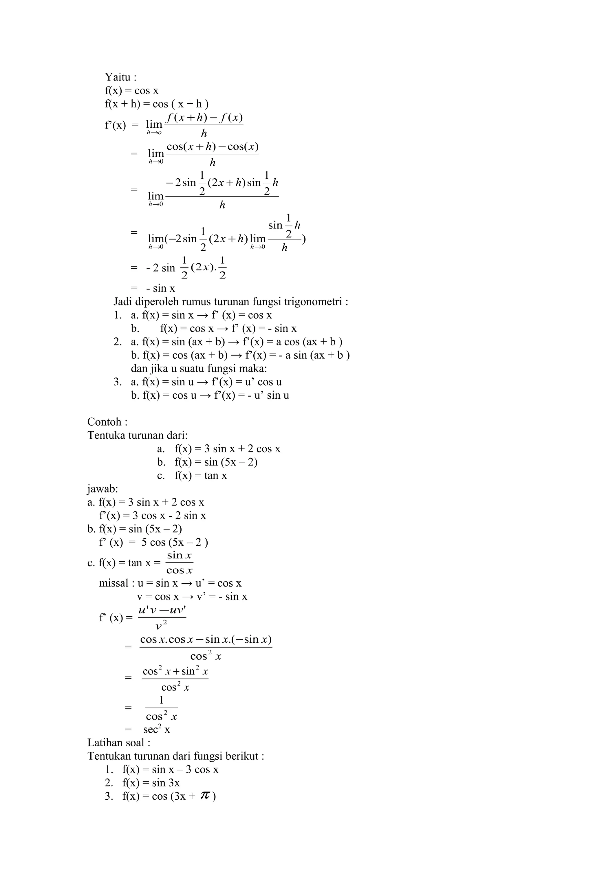 Modul matematika-kelas-xi-turunan-fungsi | DOC