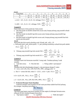 Modul matematika-peluang | PDF