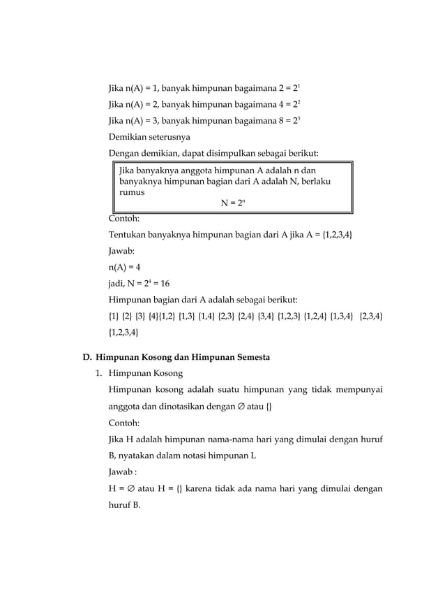 Modul matematika-smp-himpunan | PDF