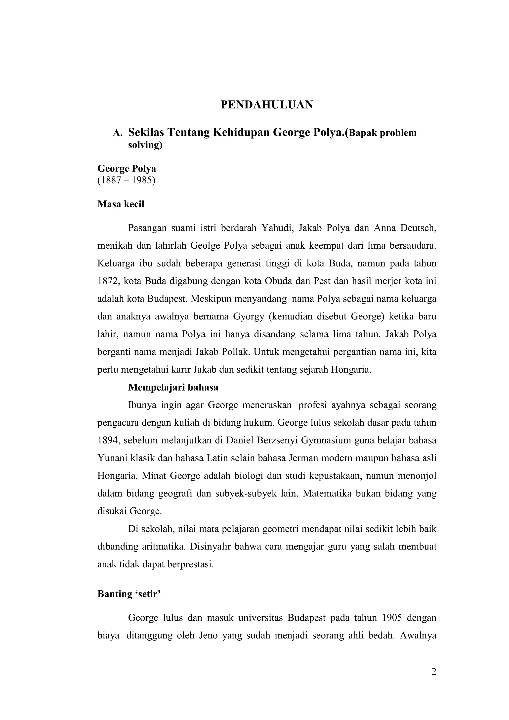 Modul matematika-teori-belajar-polya | PDF