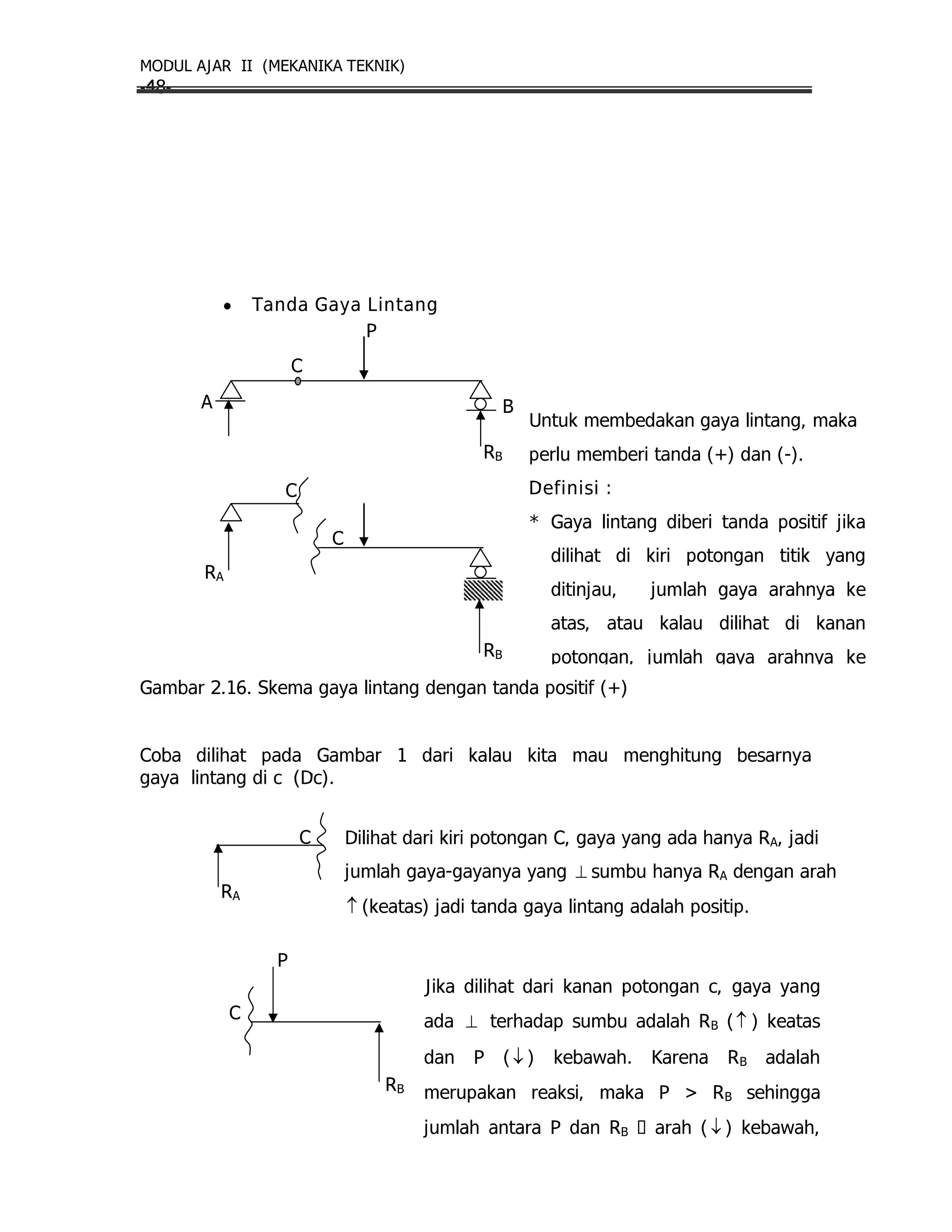 Modul 1- mekanika teknik, statika dan mekanika dasar | PDF