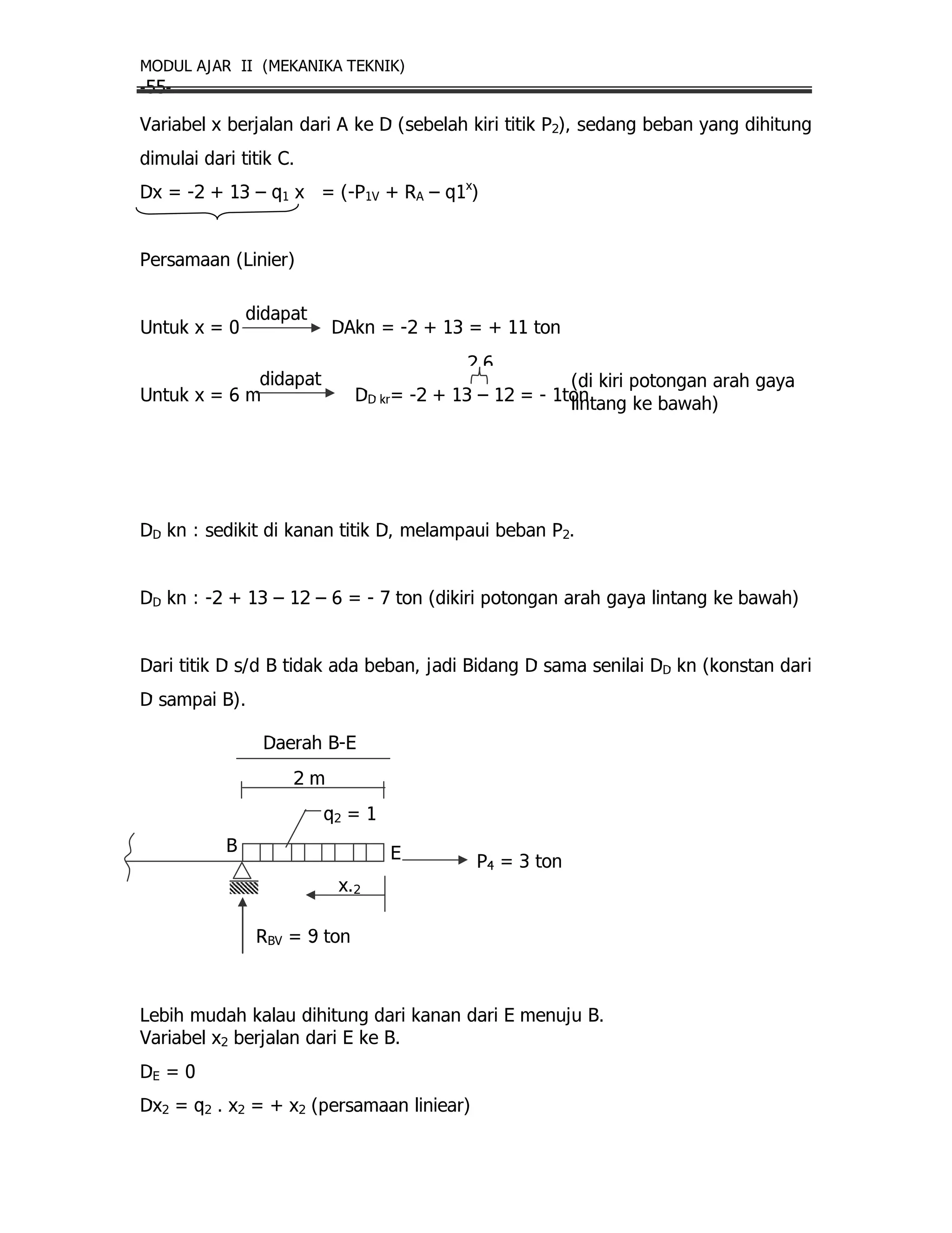 Modul 1- mekanika teknik, statika dan mekanika dasar | PDF