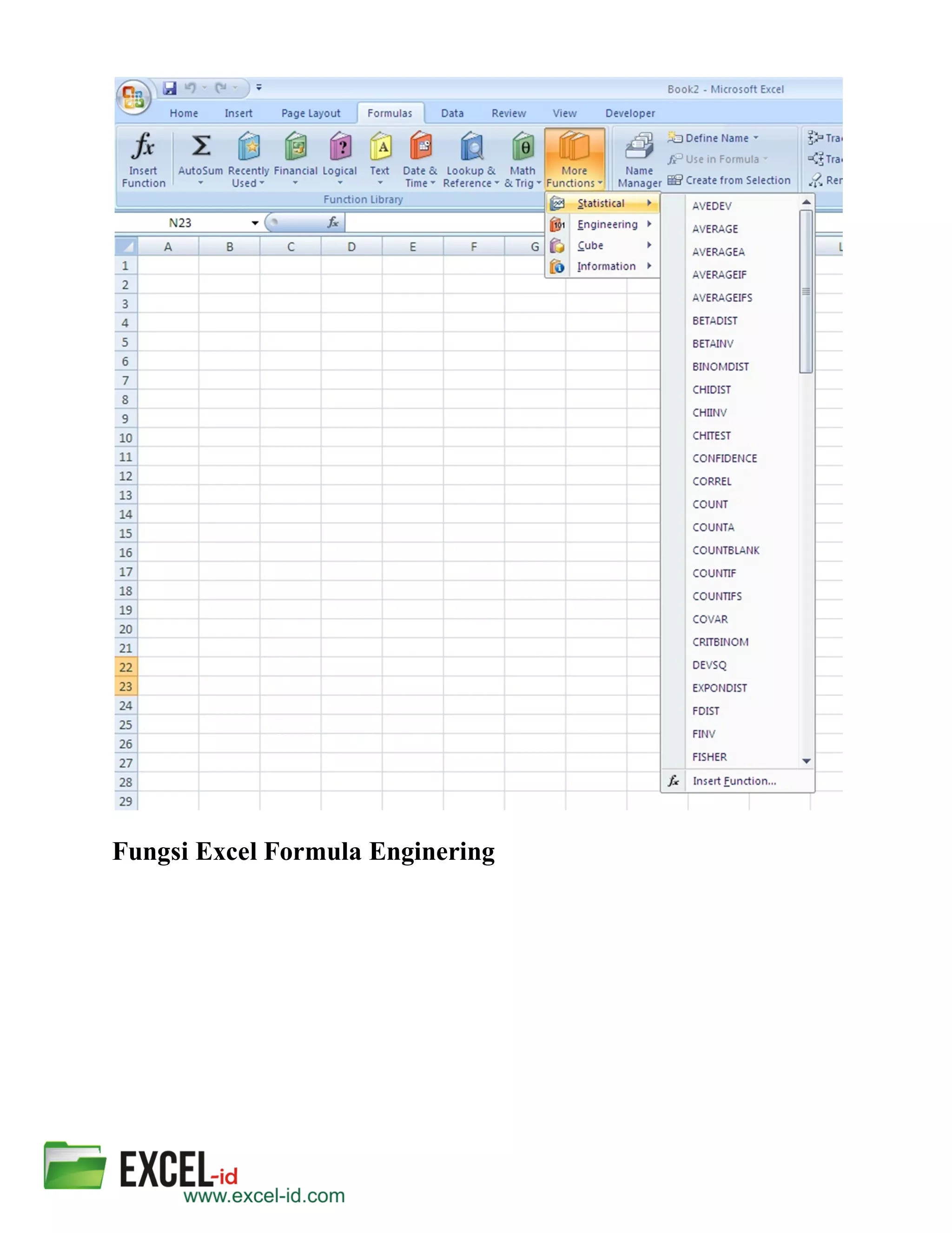 Modul mengenal berbagai rumus excel dan fungsinya | PDF