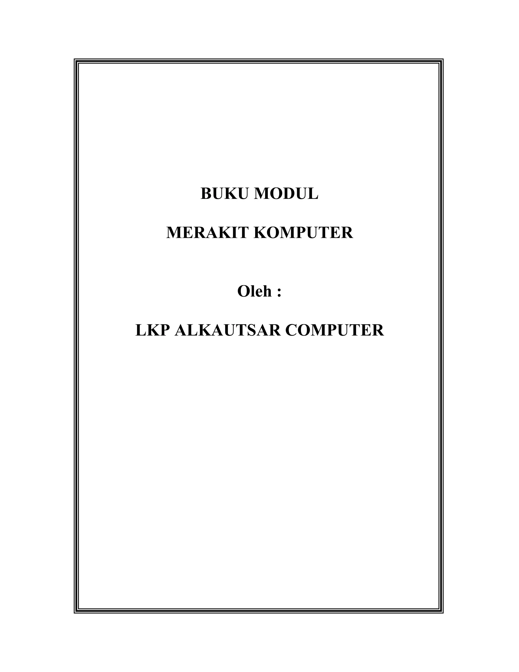 Modul merakit-komputer-pdf | PDF