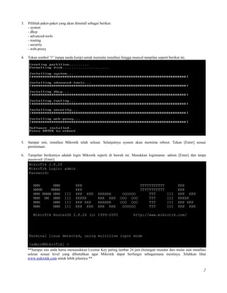 Modul mikrotik-2.8.26