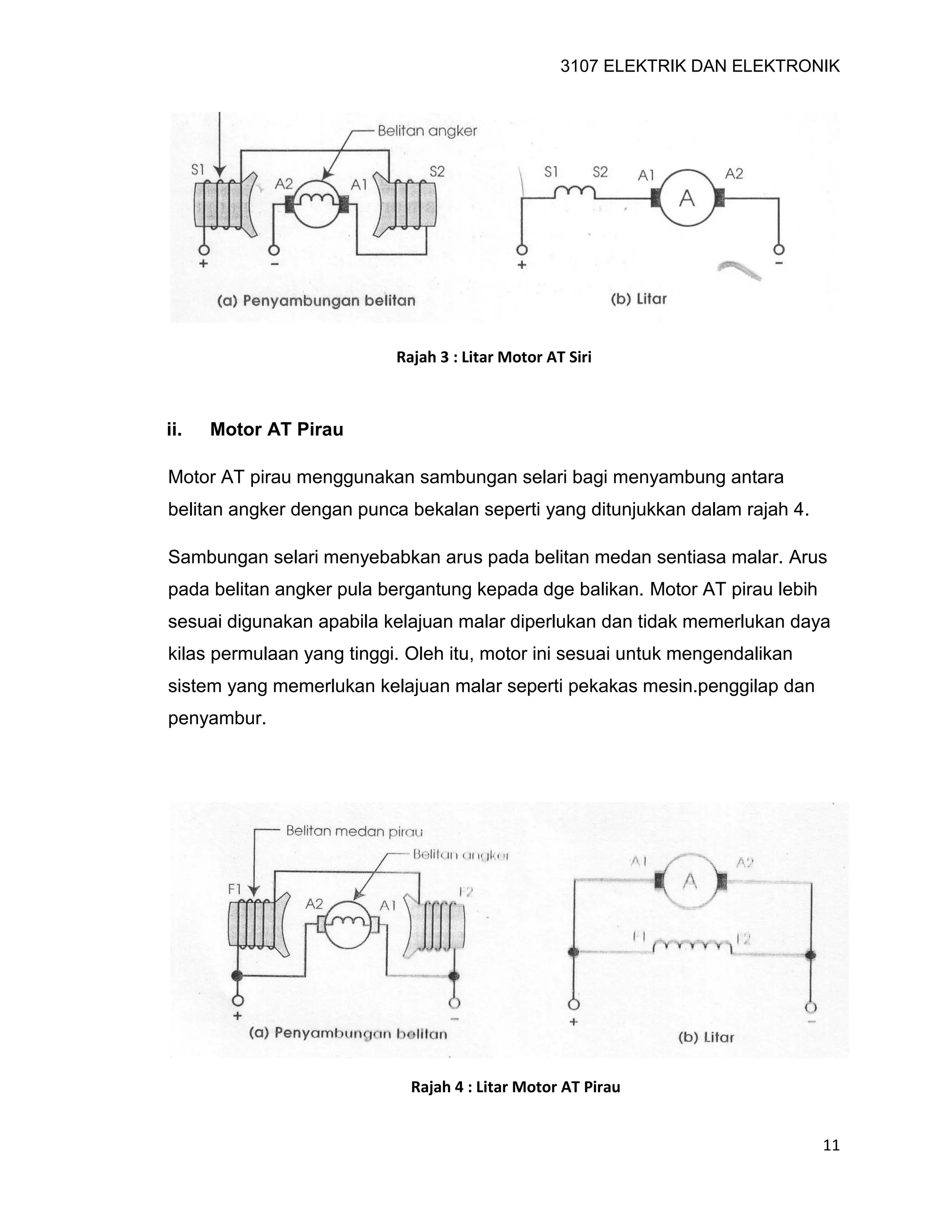 Motor Arus Terus (AT) | PDF