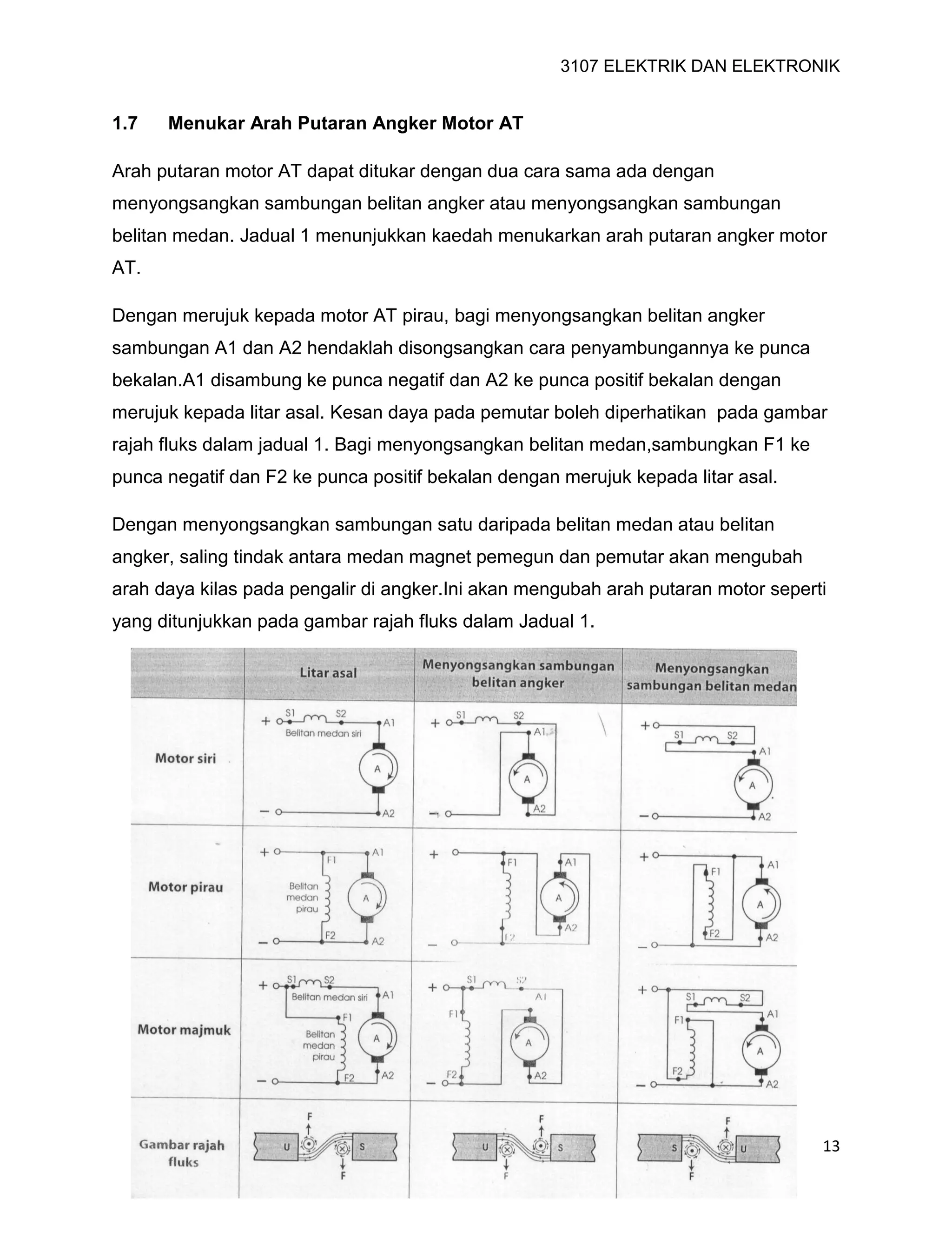 Motor Arus Terus (AT) | PDF