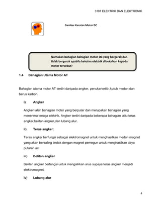 Motor Arus Terus (AT) | PDF