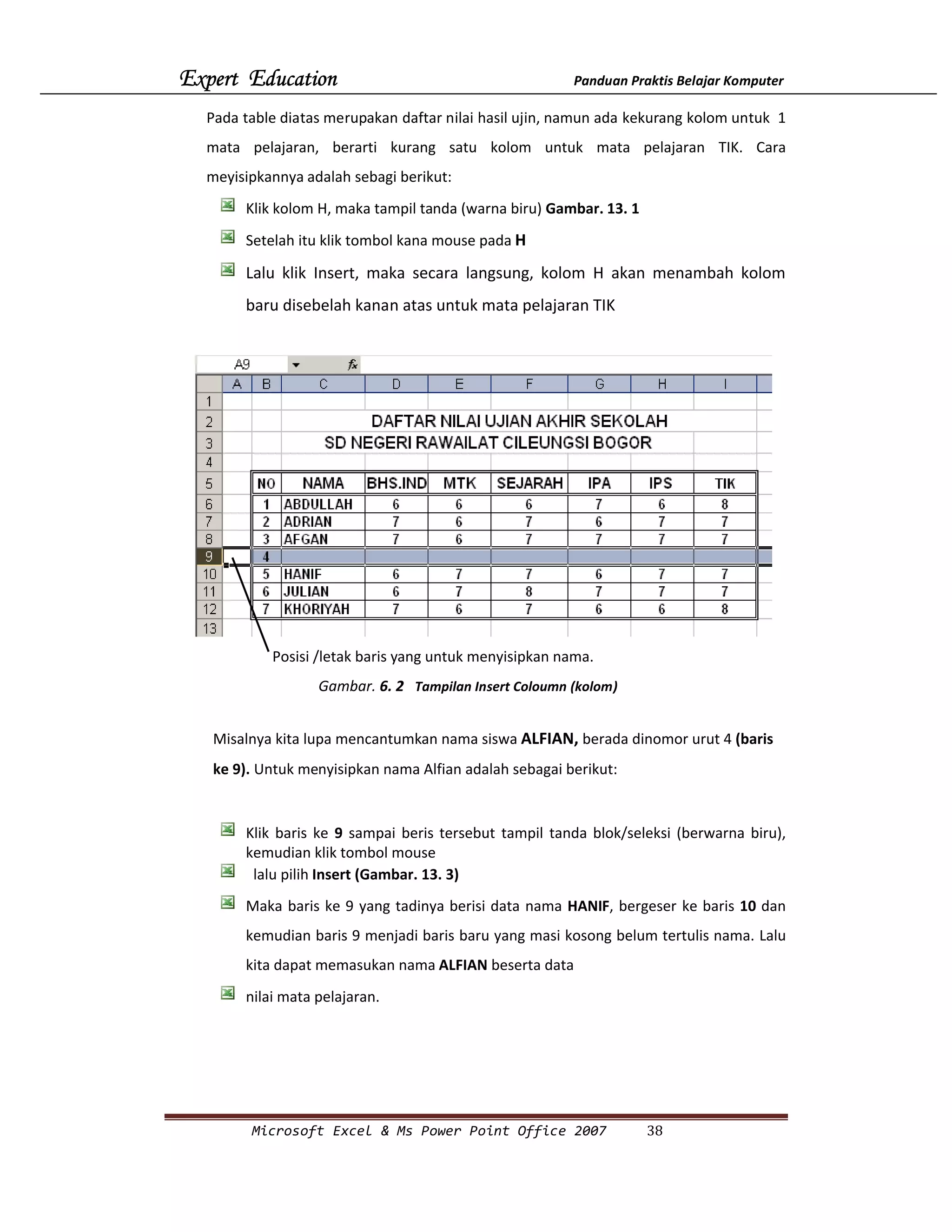 Modul ms-excel-power-point-office-2007-6 | PDF