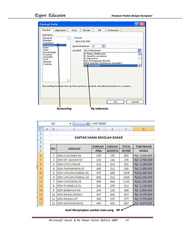Modul ms-excel-power-point-office-2007-6 | PDF
