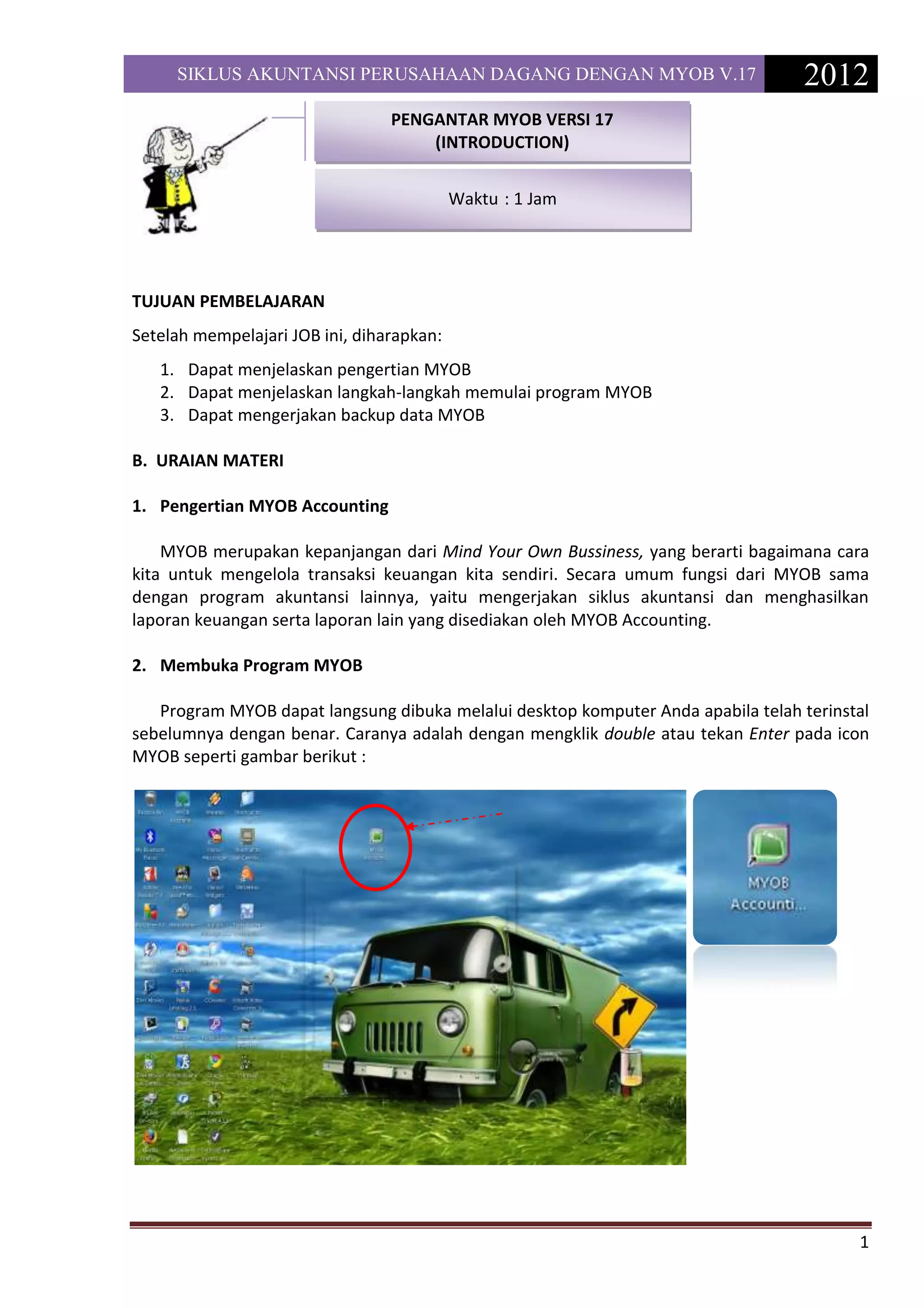 Modul myob-i-introduction | DOCX