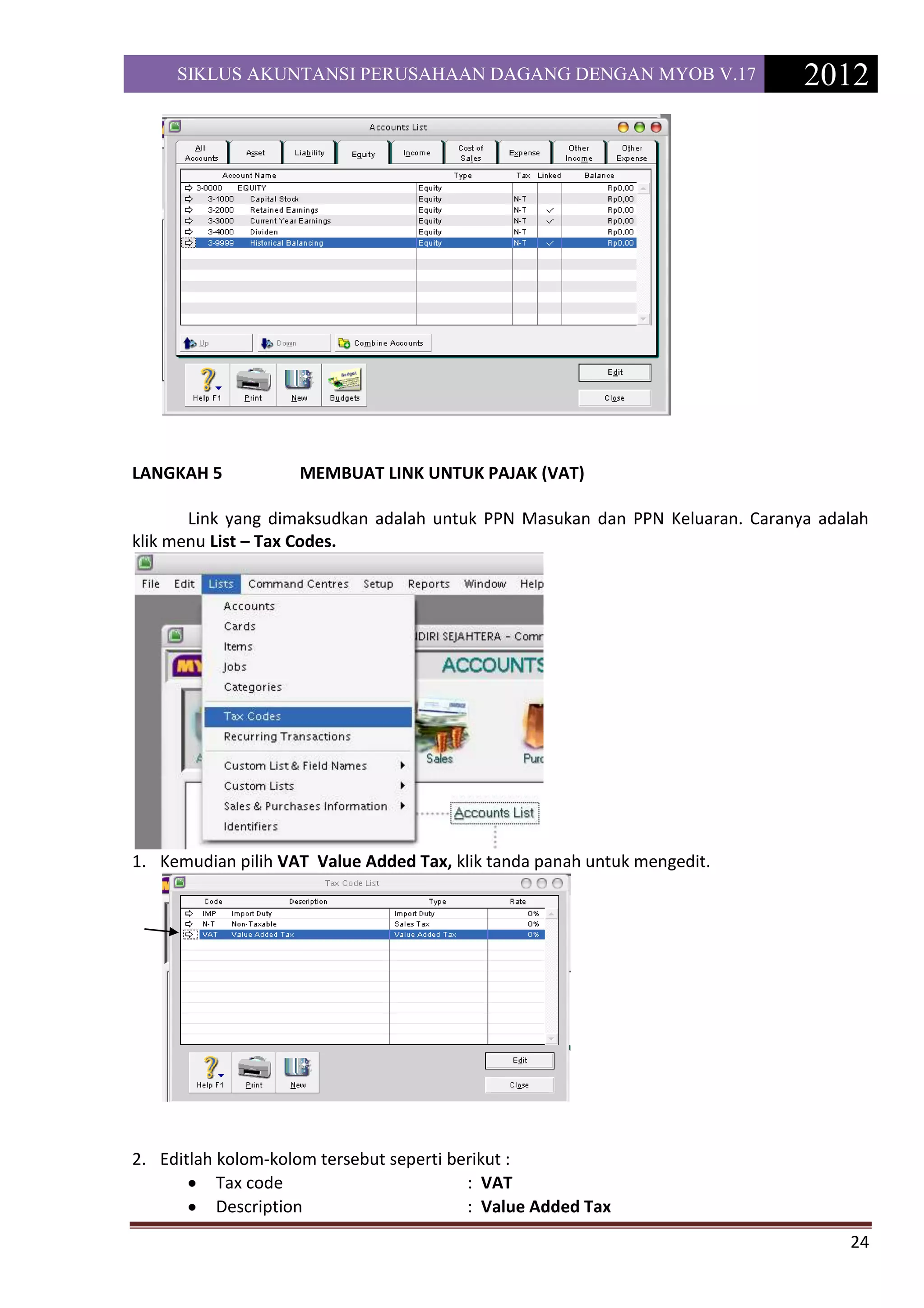 Modul myob-i-introduction | DOCX