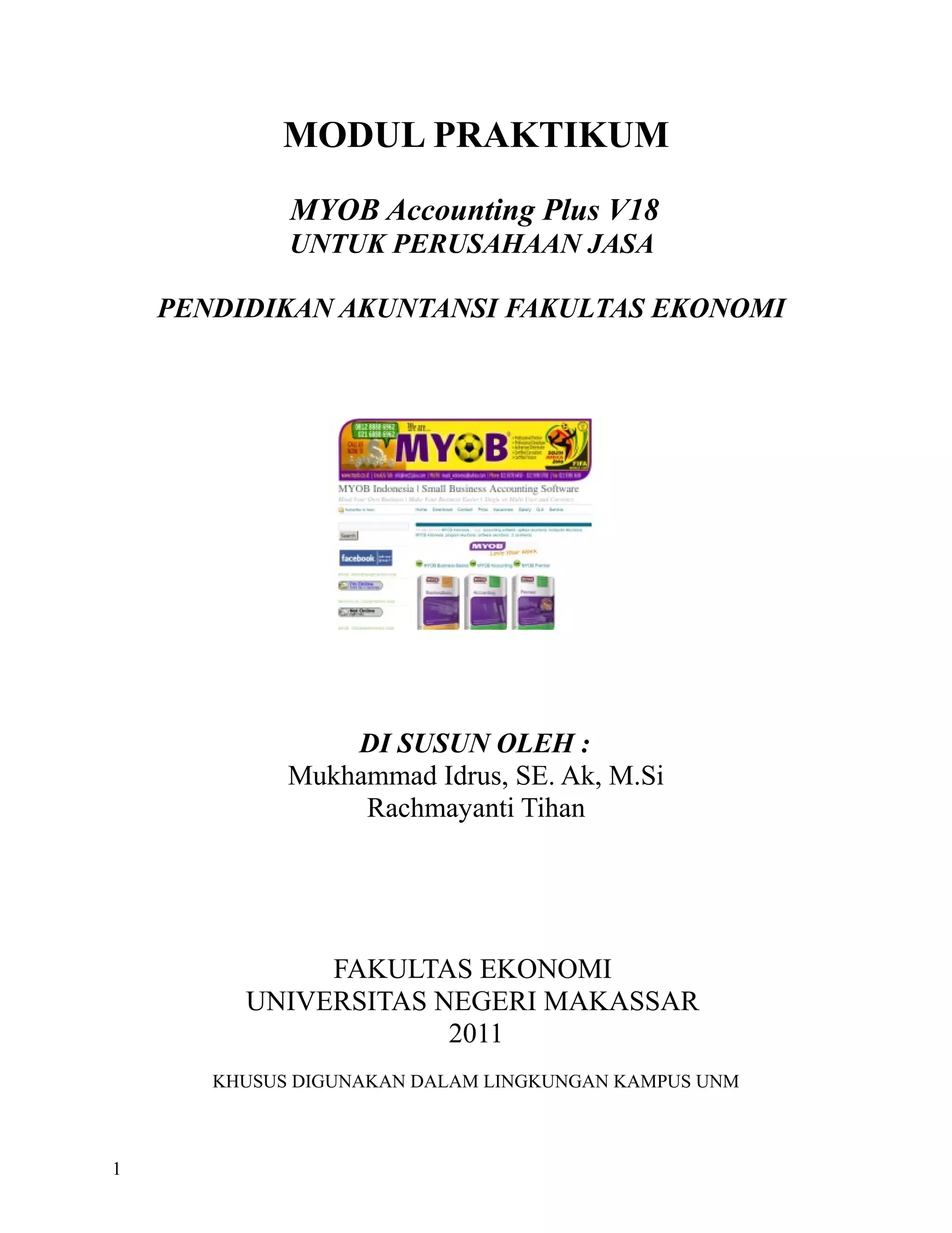 Modul myob-v18 | PDF