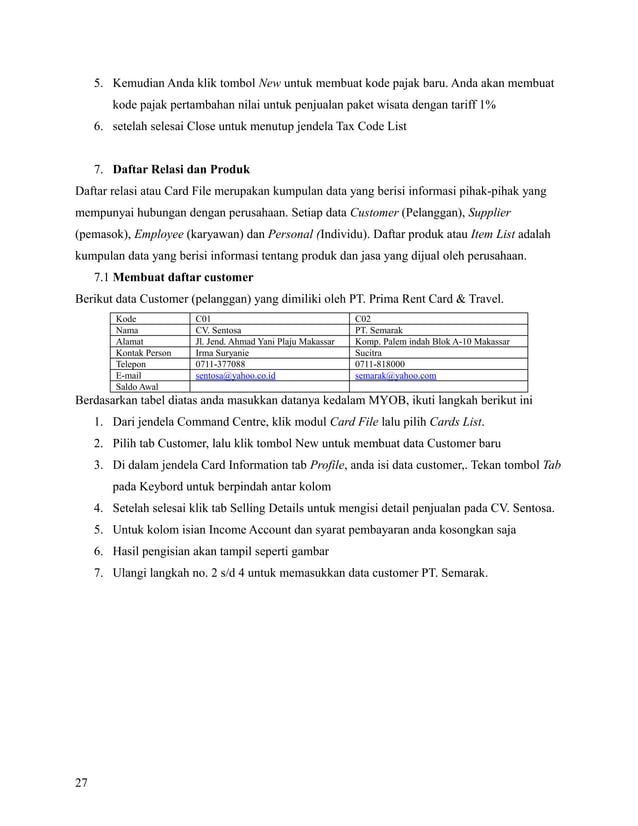 Modul myob-v18 | PDF