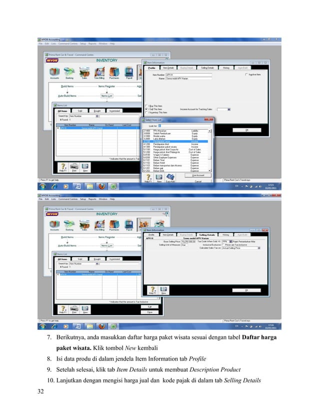 Modul myob-v18 | PDF
