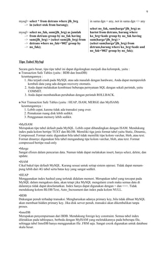Modul mysql5 | PDF