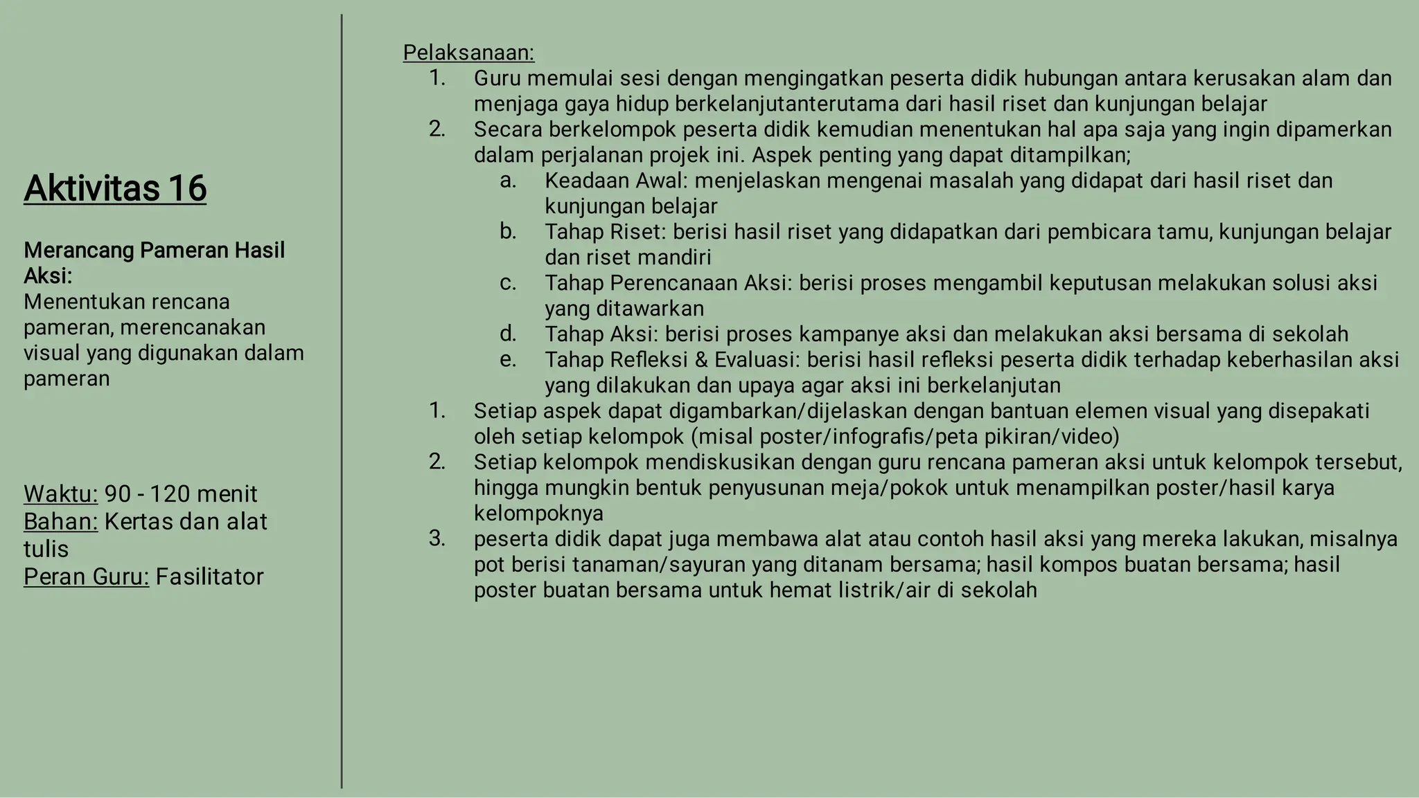 Modul-P5-Gaya-Hidup-Berkelanjutan. Penghijauan | PDF
