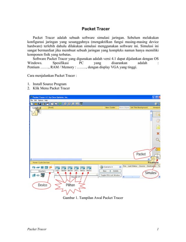 Modul packet-tracer | PDF