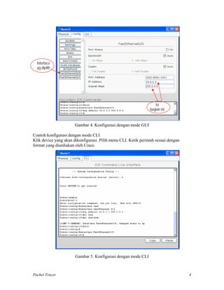 Modul packet-tracer | PDF