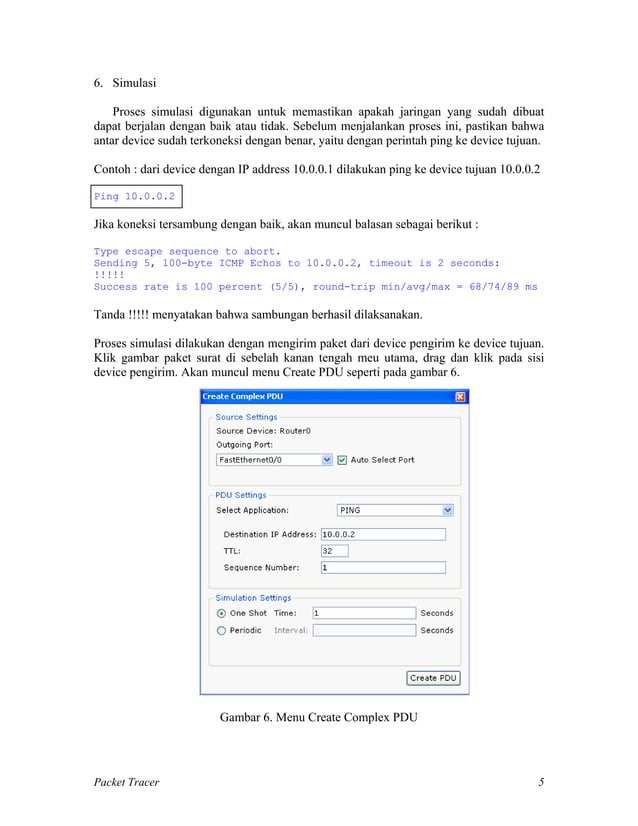 Modul packet-tracer | PDF