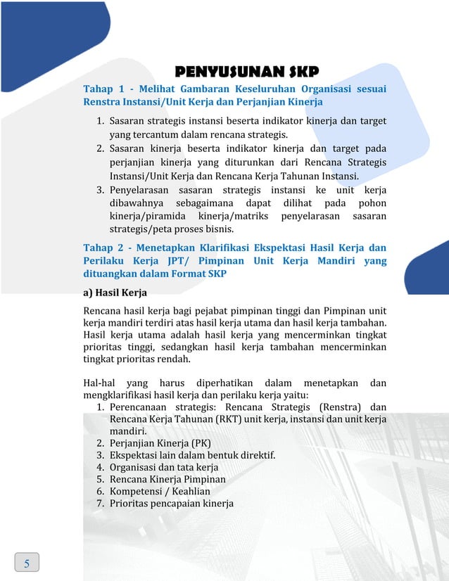 Modul-Panduan-Penyusunan-dan-Evaluasi-SKP-JPT-dan-Pimpinan-Unit-Mandiri-PermenPAN-RB-No.6-Tahun ...