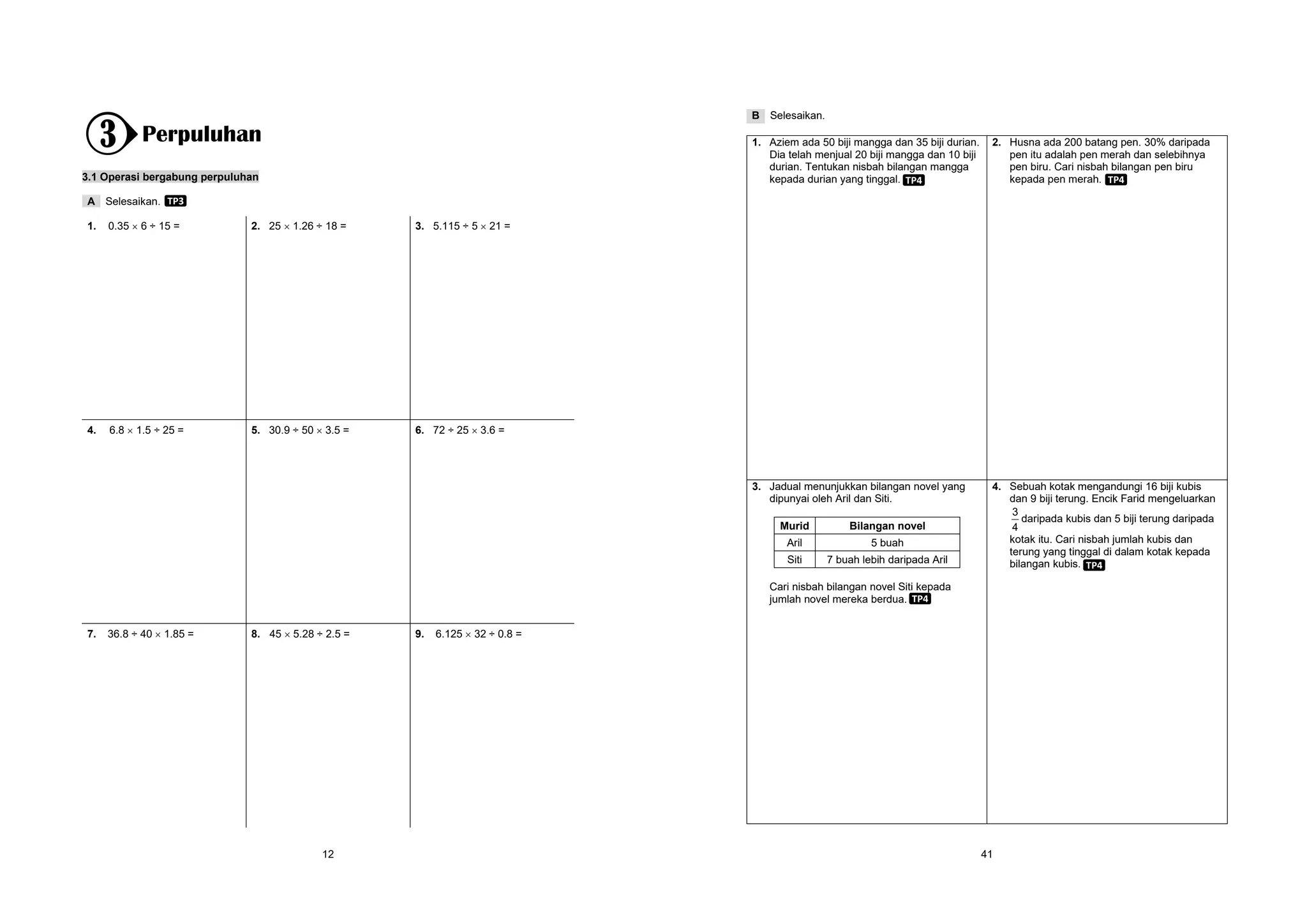 Modul-PBD Matematik Untuk Murid Sekolah Rendah Tahun 6 | PDF