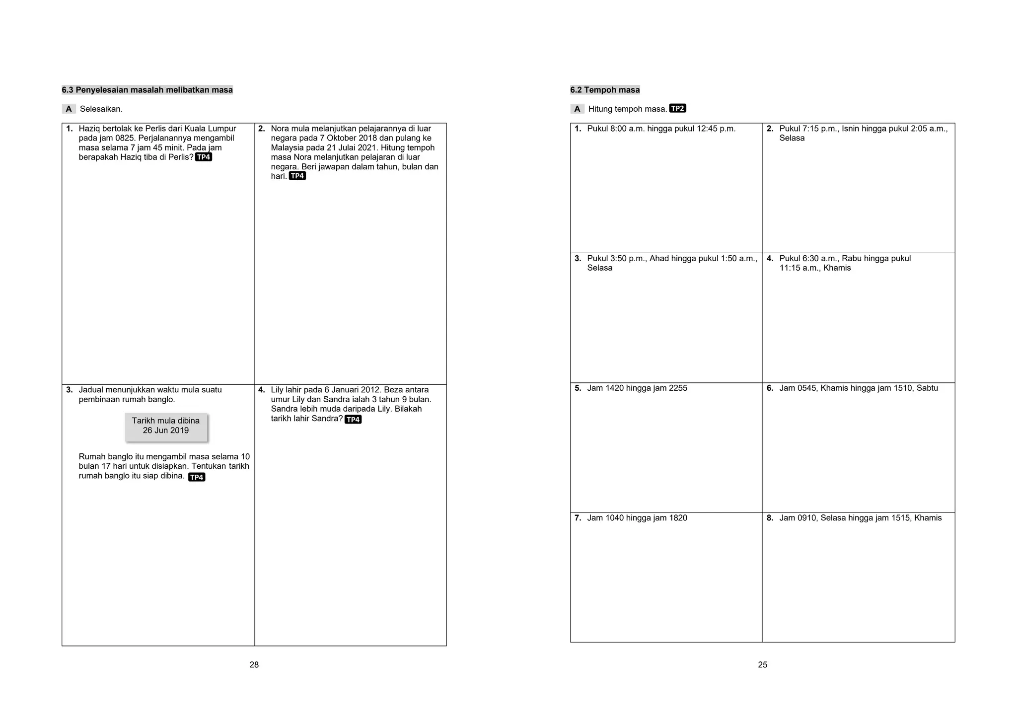 Modul-PBD Matematik Untuk Murid Sekolah Rendah Tahun 6 | PDF