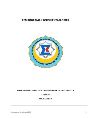 Modul Pemrograman Berorientasi Objek | PDF