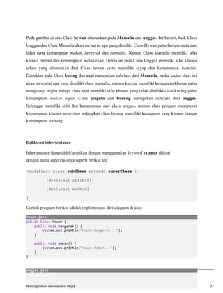 Modul Pemrograman Berorientasi Objek | PDF