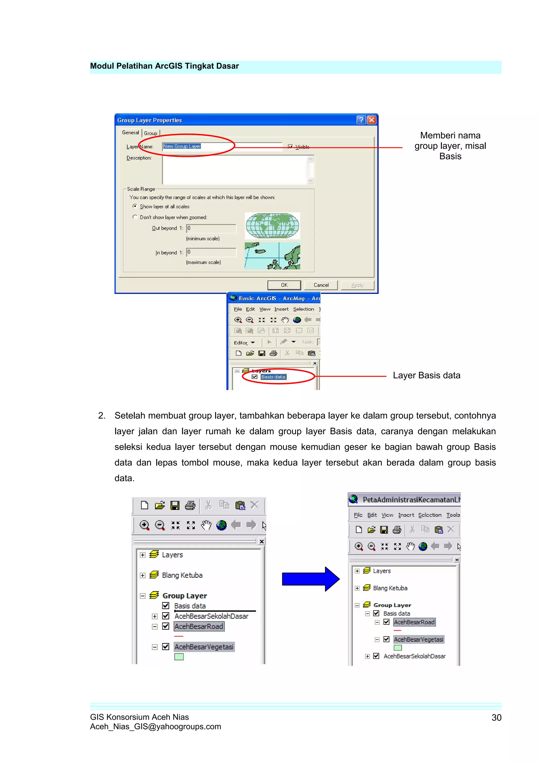 Modul pelatihan-arcgis-tingkat-dasar | PDF