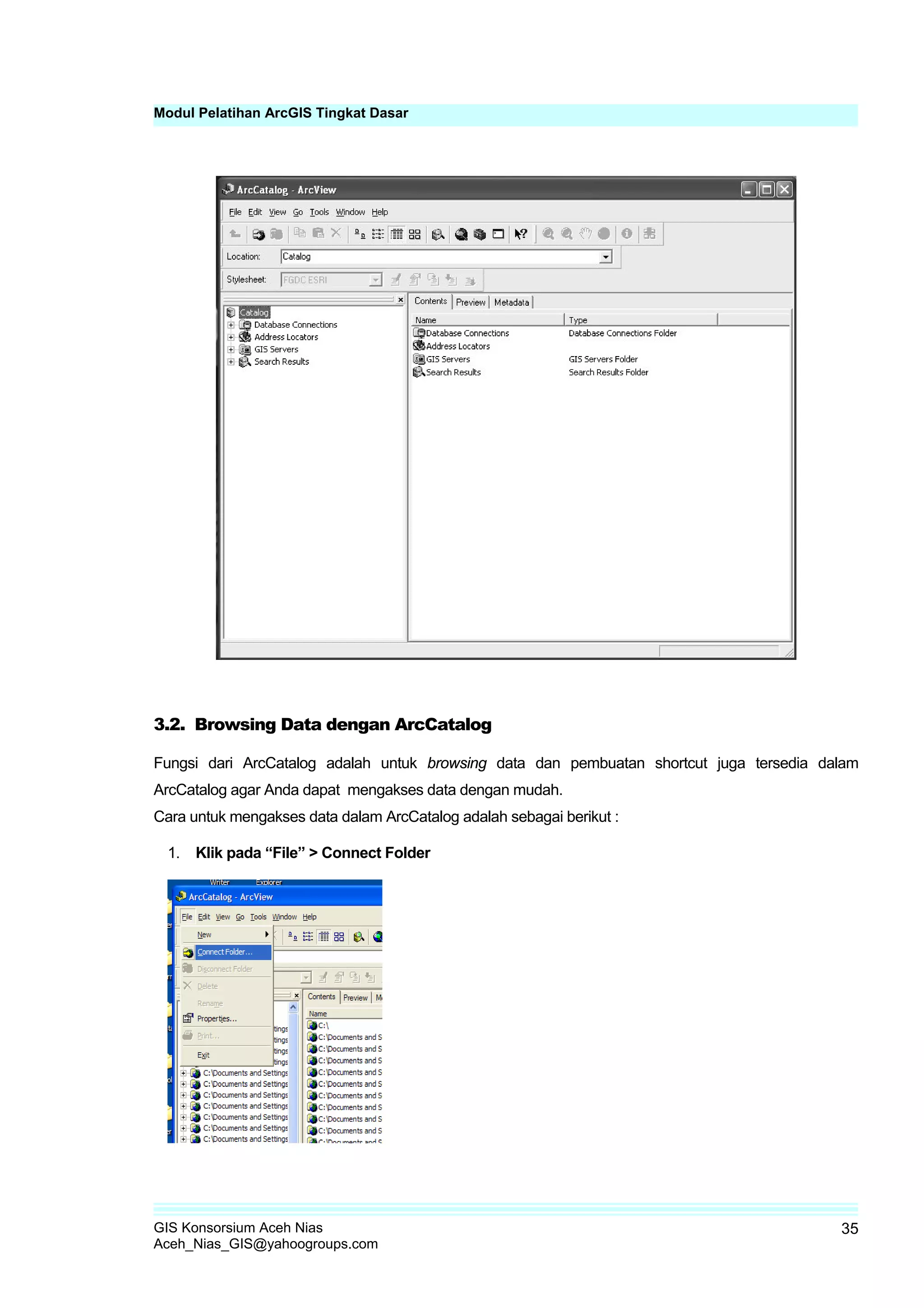 Modul pelatihan-arcgis-tingkat-dasar | PDF