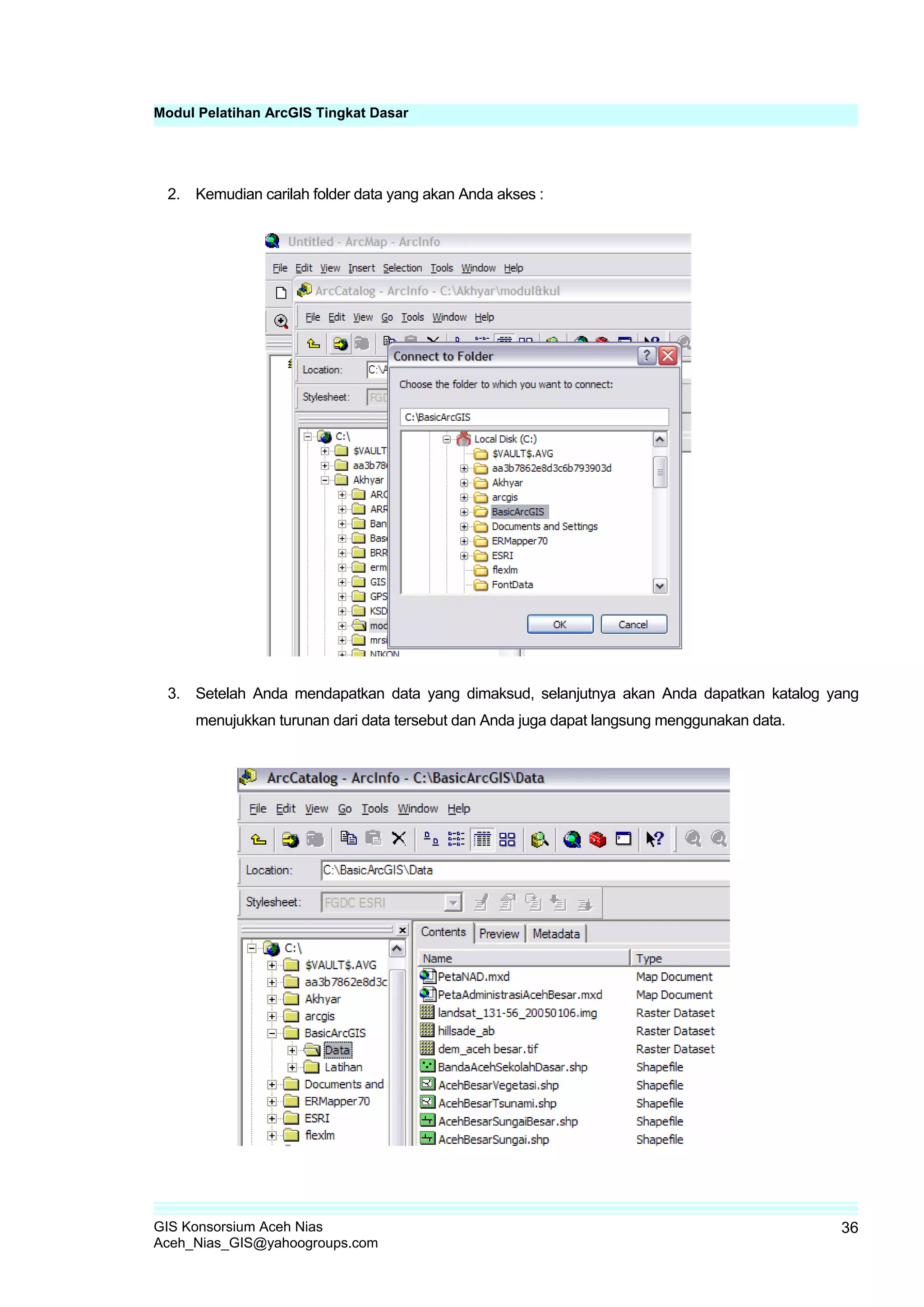 Modul pelatihan-arcgis-tingkat-dasar | PDF
