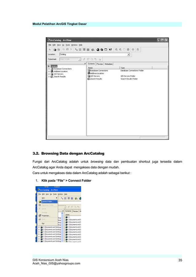 Modul pelatihan-arcgis-tingkat-dasar | PDF