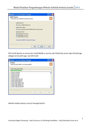 Modul pelatihan-web-joomla | PDF