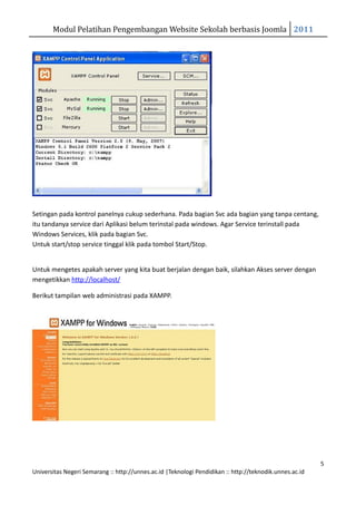 Modul pelatihan-web-joomla | PDF