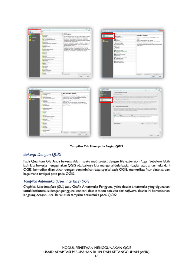 Modul pemetaan-menggunakan-qgis 5-dec2017 | PDF
