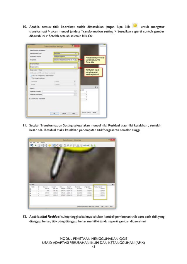 Modul pemetaan-menggunakan-qgis 5-dec2017 | PDF