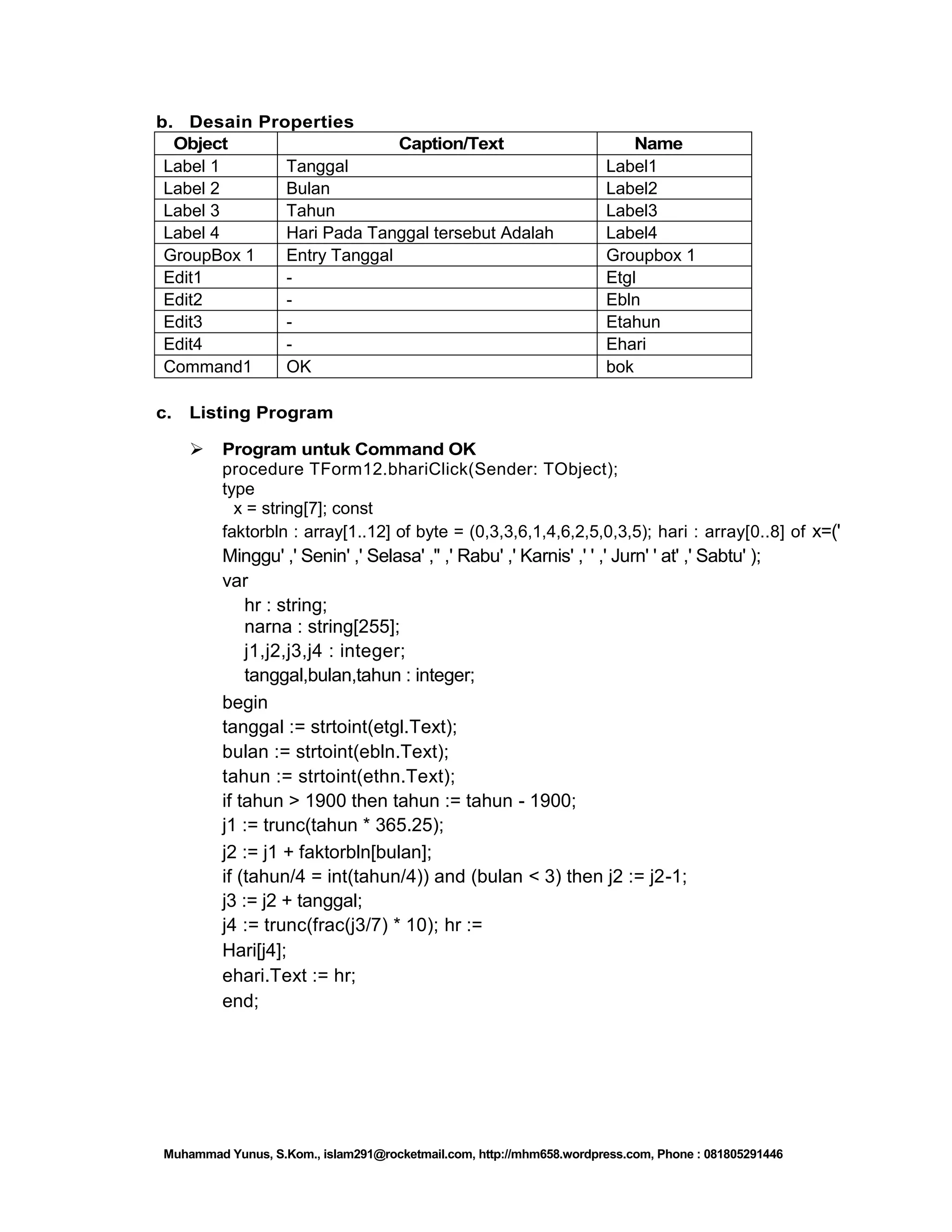 Modul pemrograman-1-revisi | PDF