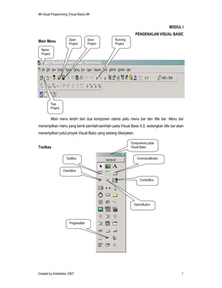 Modul pemrograman-visual 3 | PDF