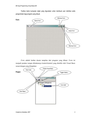 Modul pemrograman-visual 3 | PDF