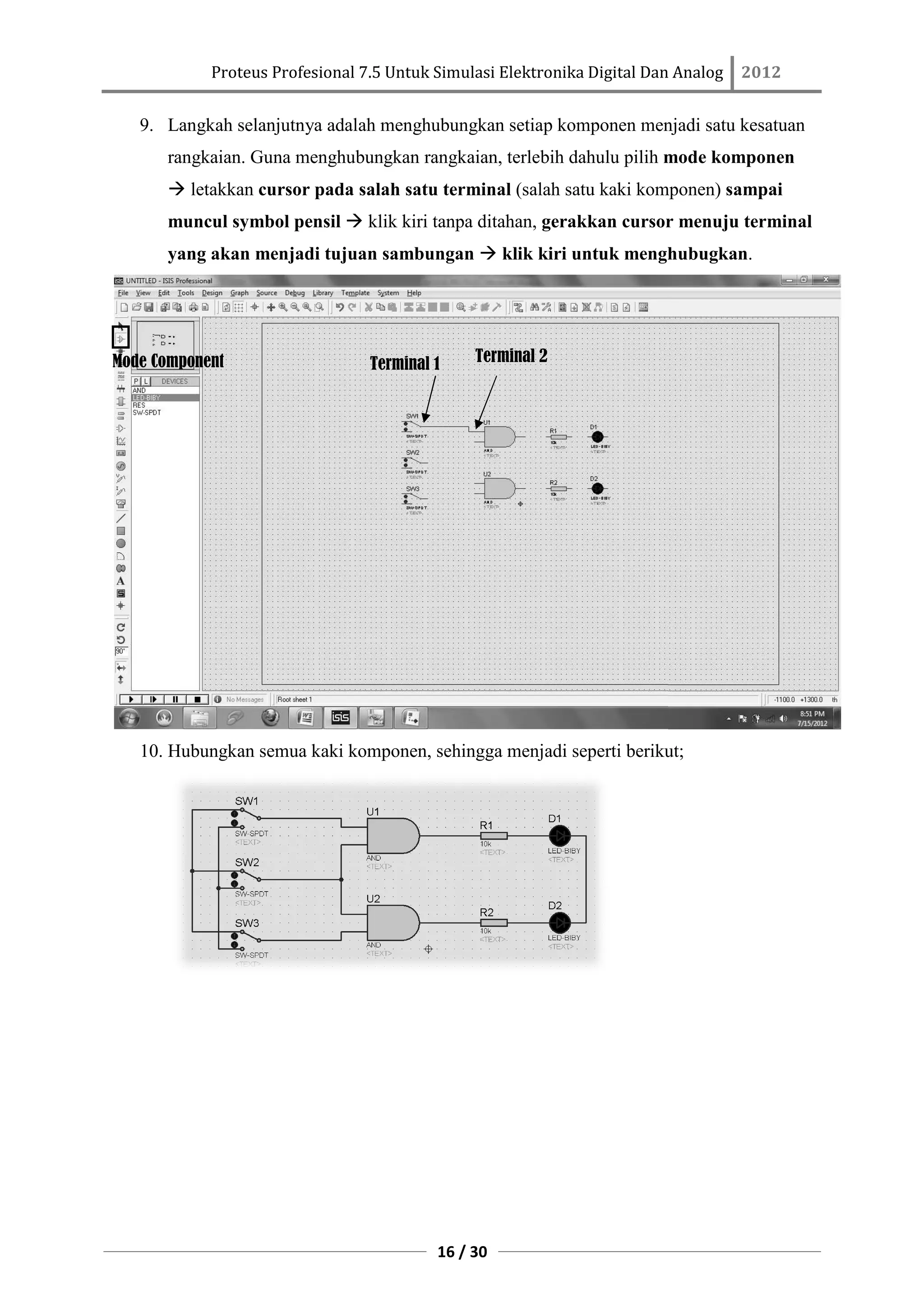 Modul pengenalan proteus | PDF