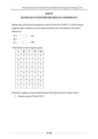Modul pengenalan proteus | PDF