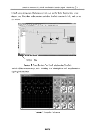 Modul pengenalan proteus | PDF
