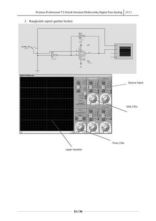 Modul pengenalan proteus | PDF