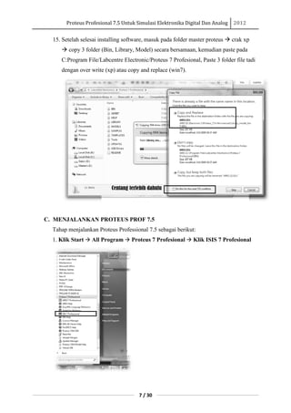 Modul pengenalan proteus | PDF