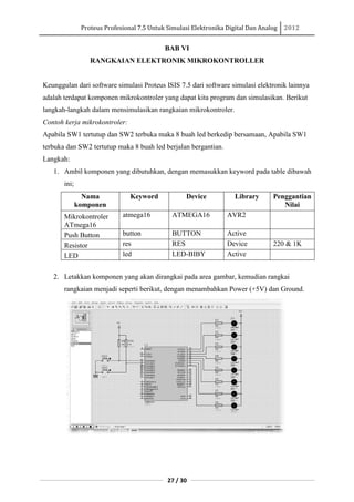 Modul pengenalan-proteus-75-ppm-2012 | PDF